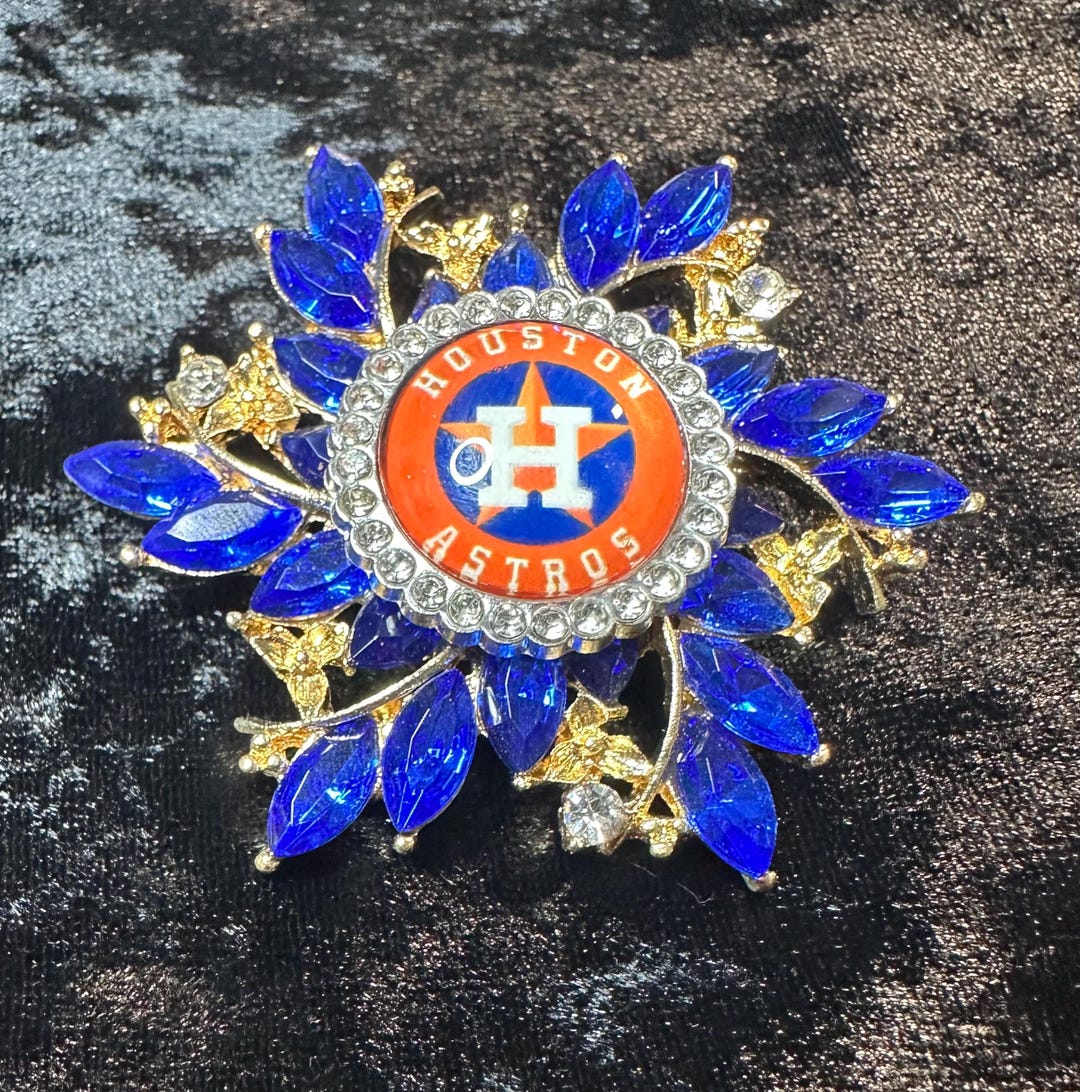 Houston Astros Bling Pin Brooch - Etsy