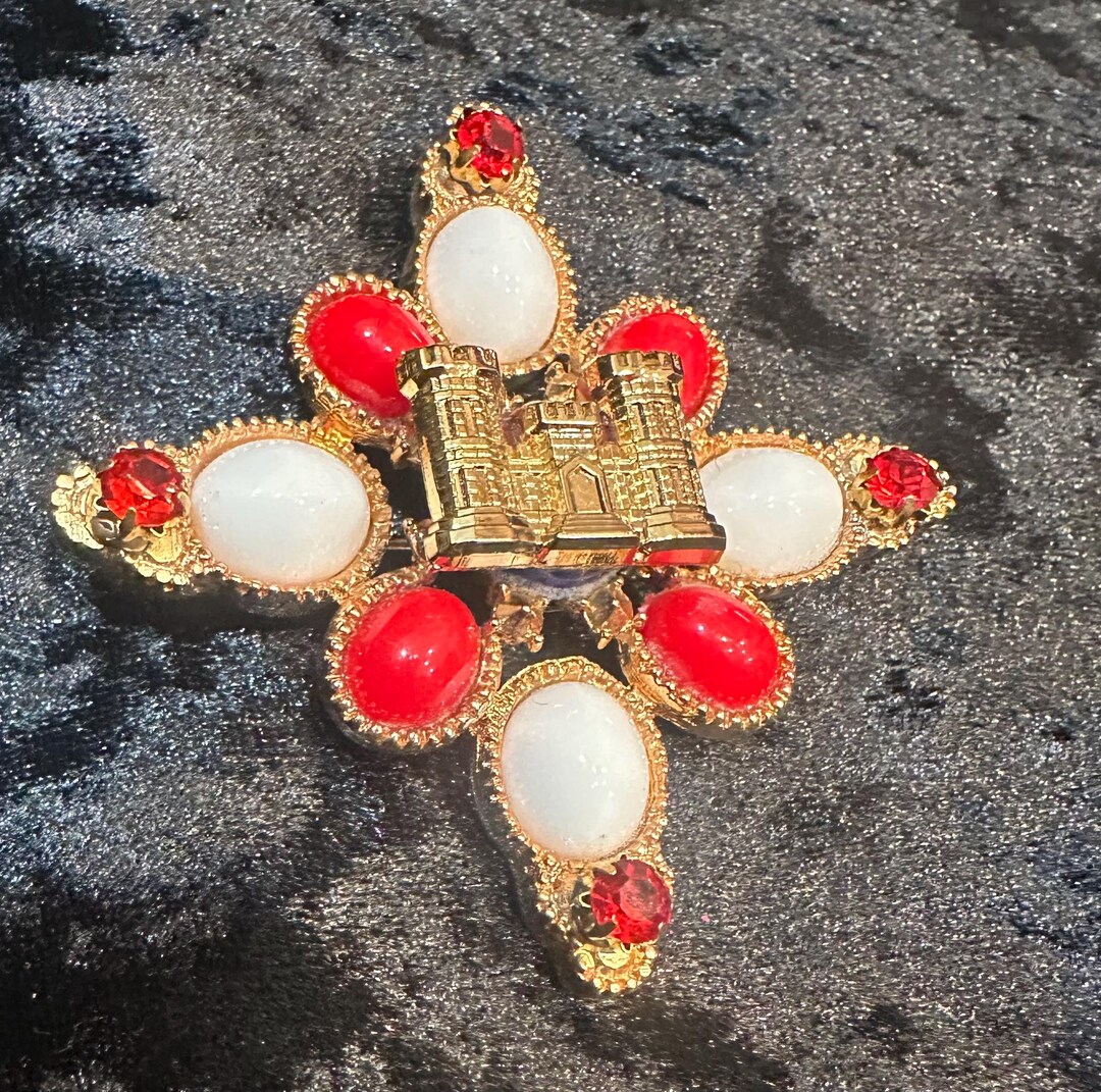 US Army Engineer Bling Pin Brooch - Etsy