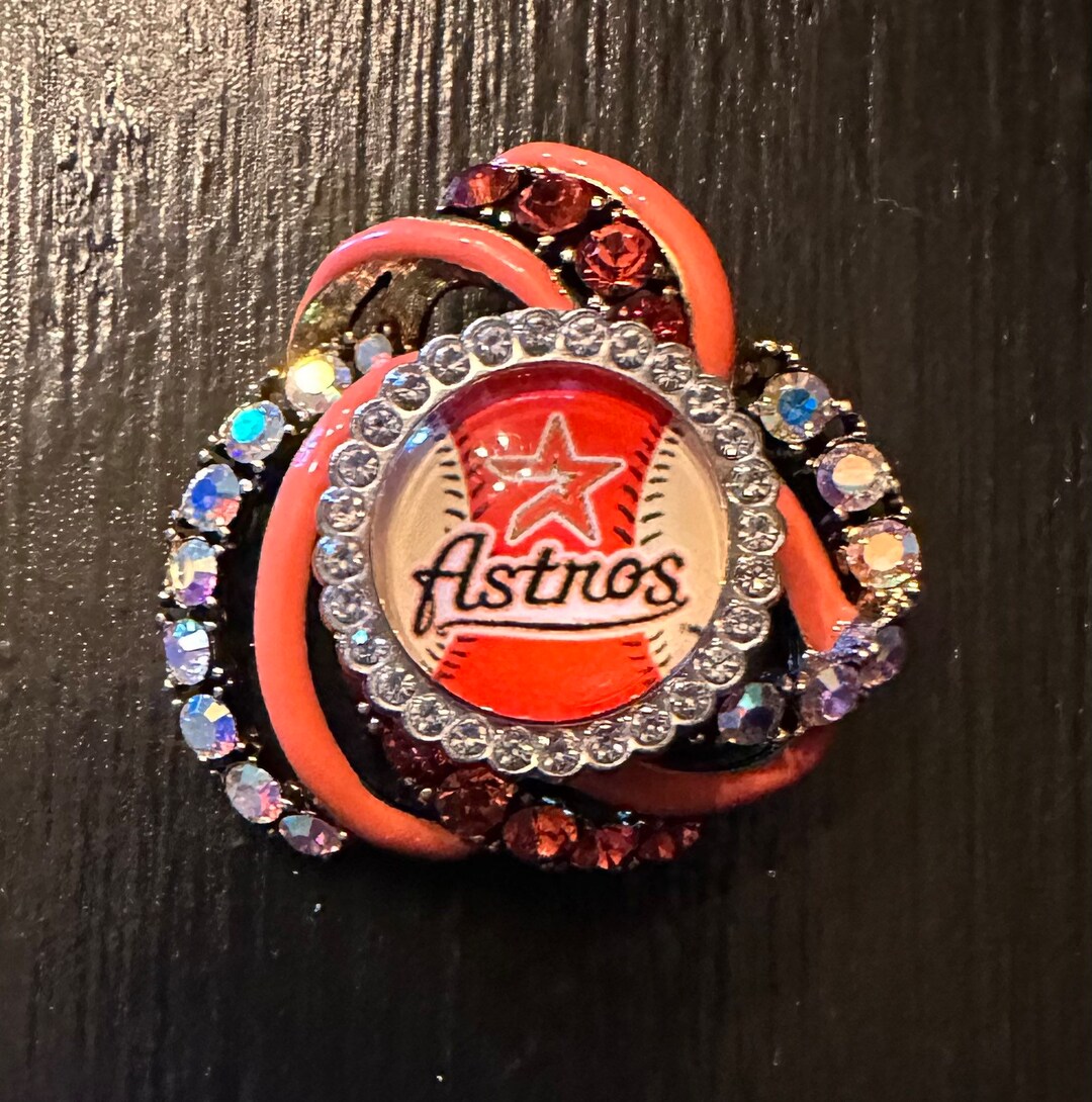 Houston Astros Bling Pin Brooch - Etsy