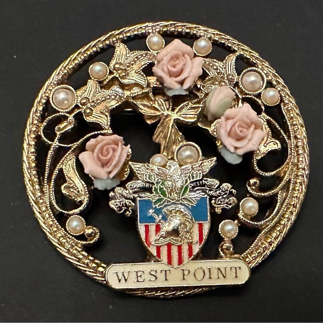 USMA West Point Bling Pin Brooch - Etsy