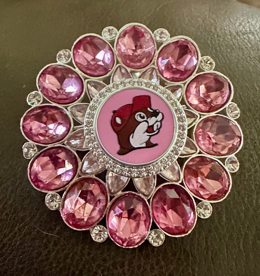 Buc-ees Bling Pin Brooch - Etsy