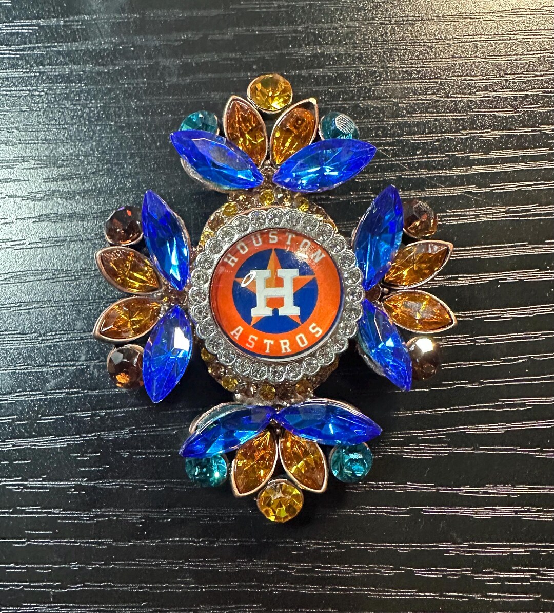 Houston Astros Bling Pin Brooch - Etsy