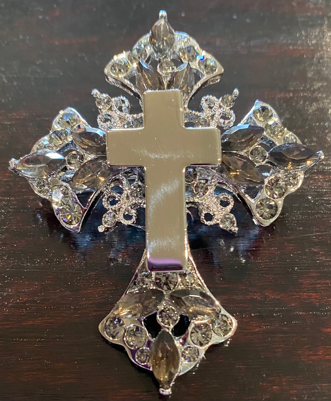 US Army Chaplain Cross Bling Pin - Etsy