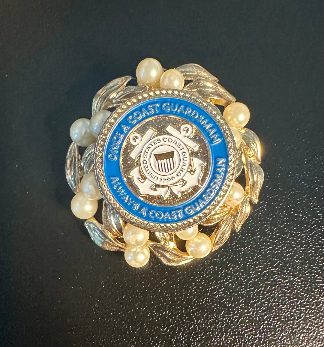 US Coast Guard Bling Pin - Etsy
