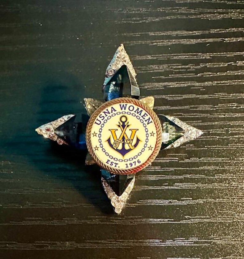 USNA Women's 50th Anniversary Brooch - Etsy