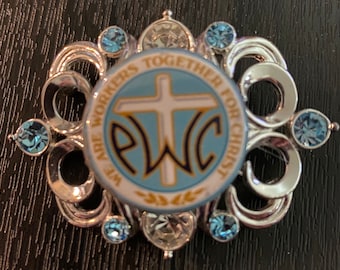 PWOC Protestant Women of the Chapel Bling Pin | Etsy