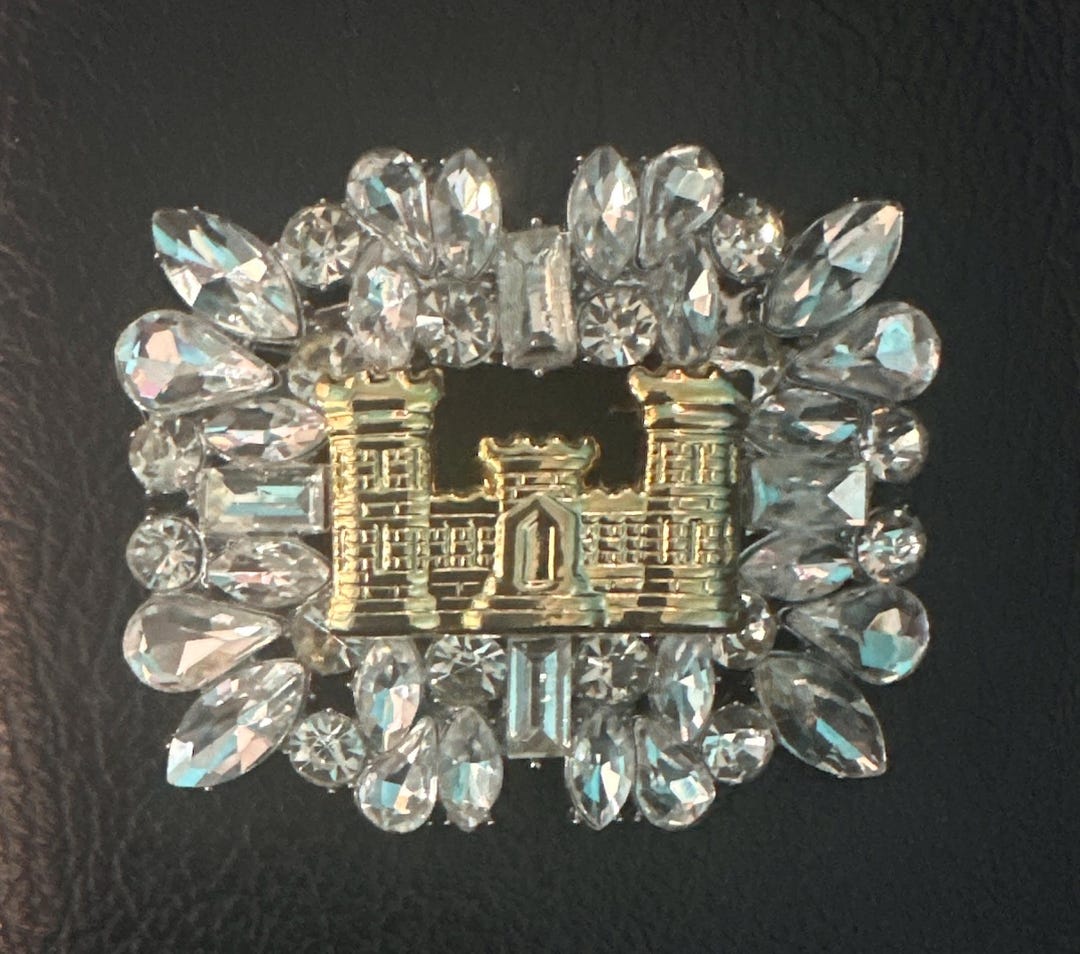 US Army Engineer Bling Pin - Etsy
