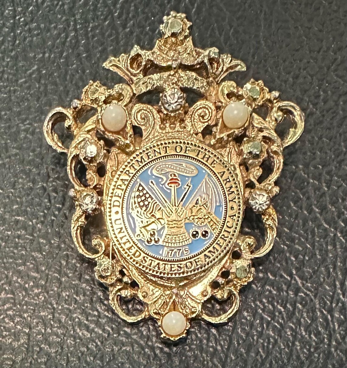 US Army Bling Pin Brooch - Etsy