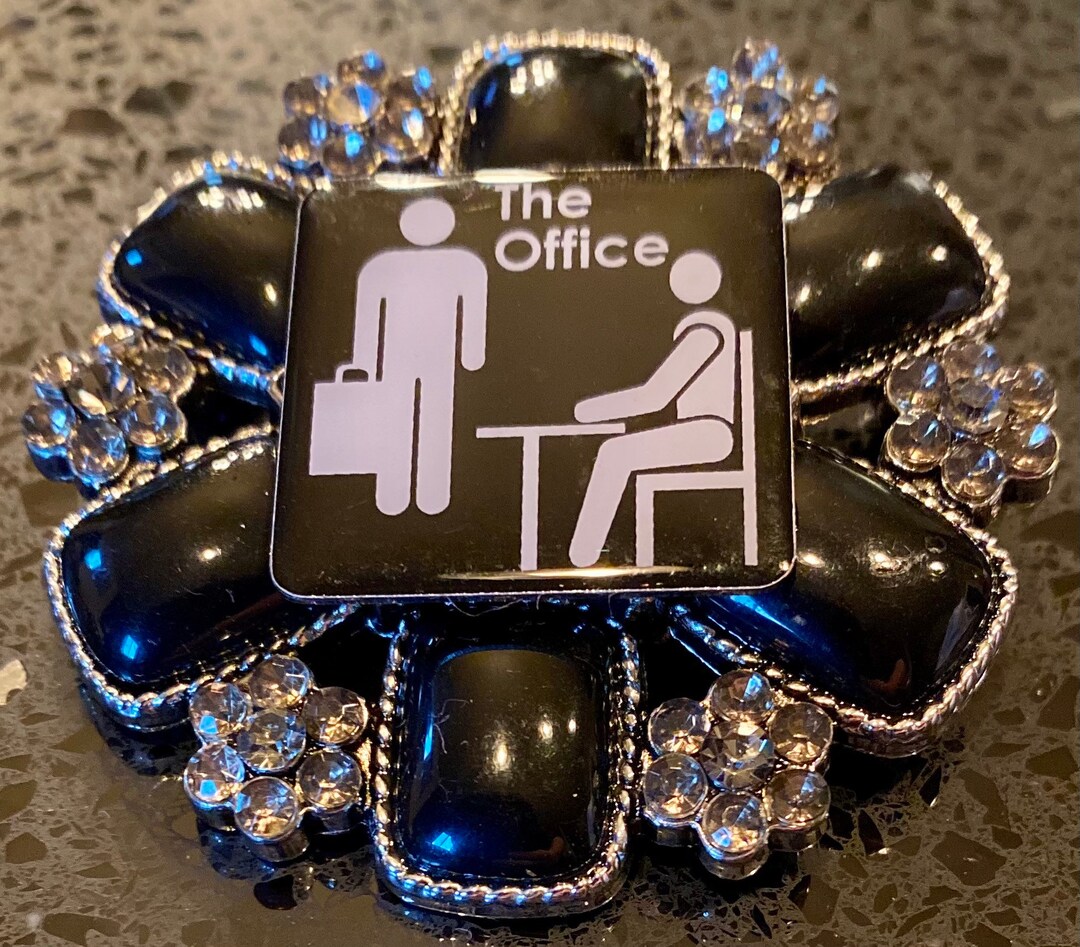 The Office Bling Pin Brooch - Etsy