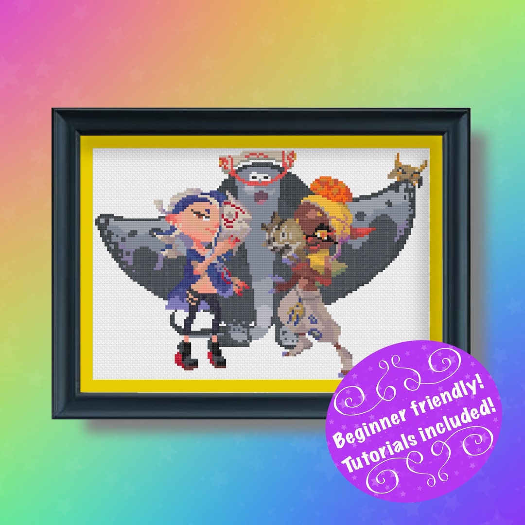 Deep Cut Idols Cross Stitch Pattern Splatoon - Etsy