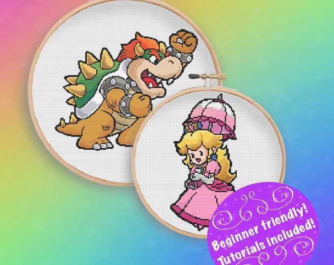Paper Mario Love -- Cross Stitch Pattern! - Etsy Canada