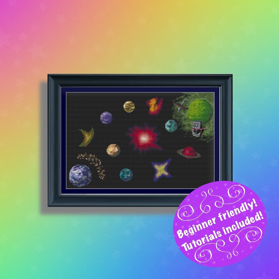 Star Fox 64 Lylat System Map Cross Stitch Pattern - Etsy