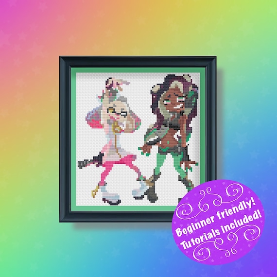 Off the Hook Idols Cross Stitch Pattern Splatoon - Etsy