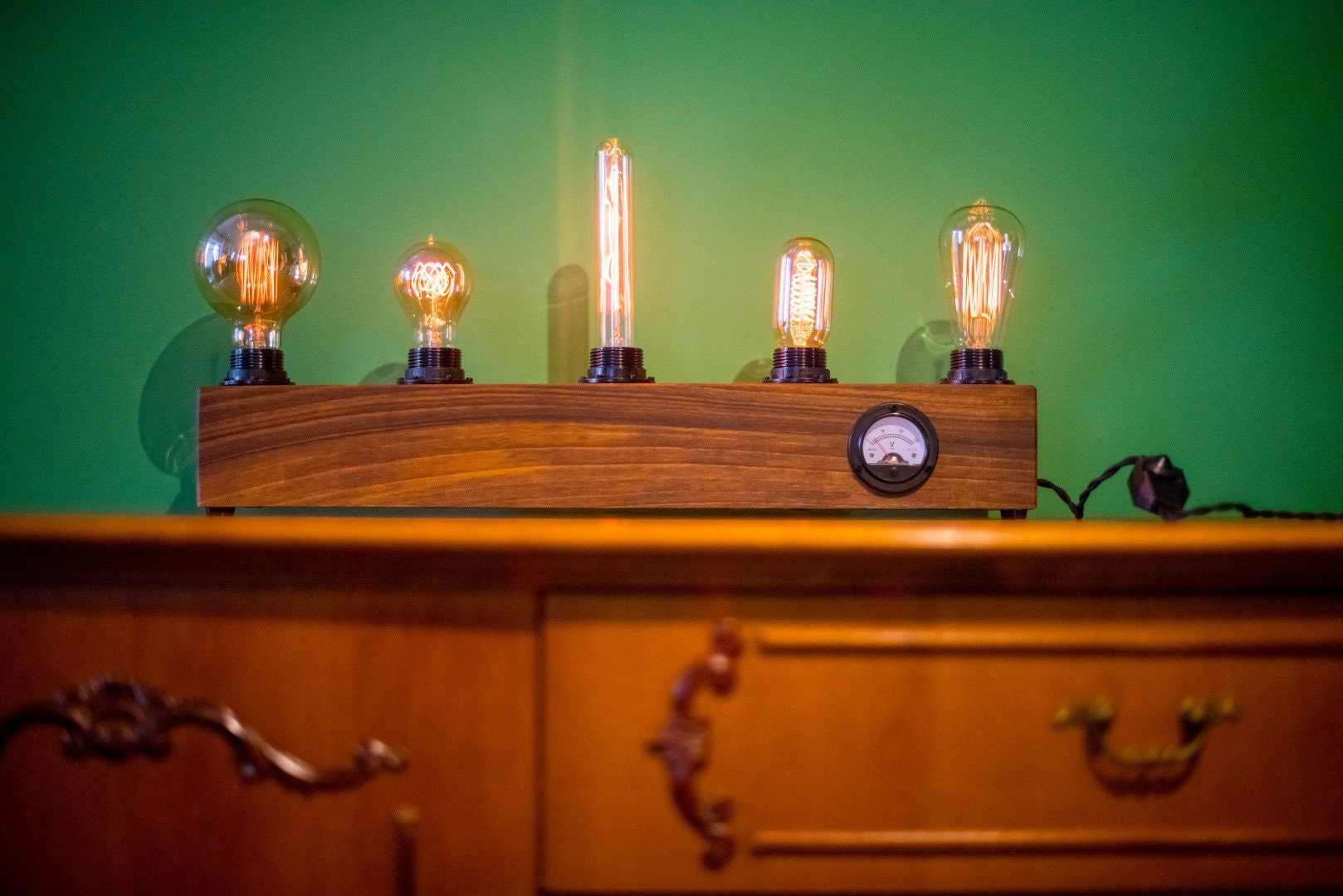 Edison Lamp Steampunk Lamp Industrial Lamp Accent Lamp / Table Lamp ...