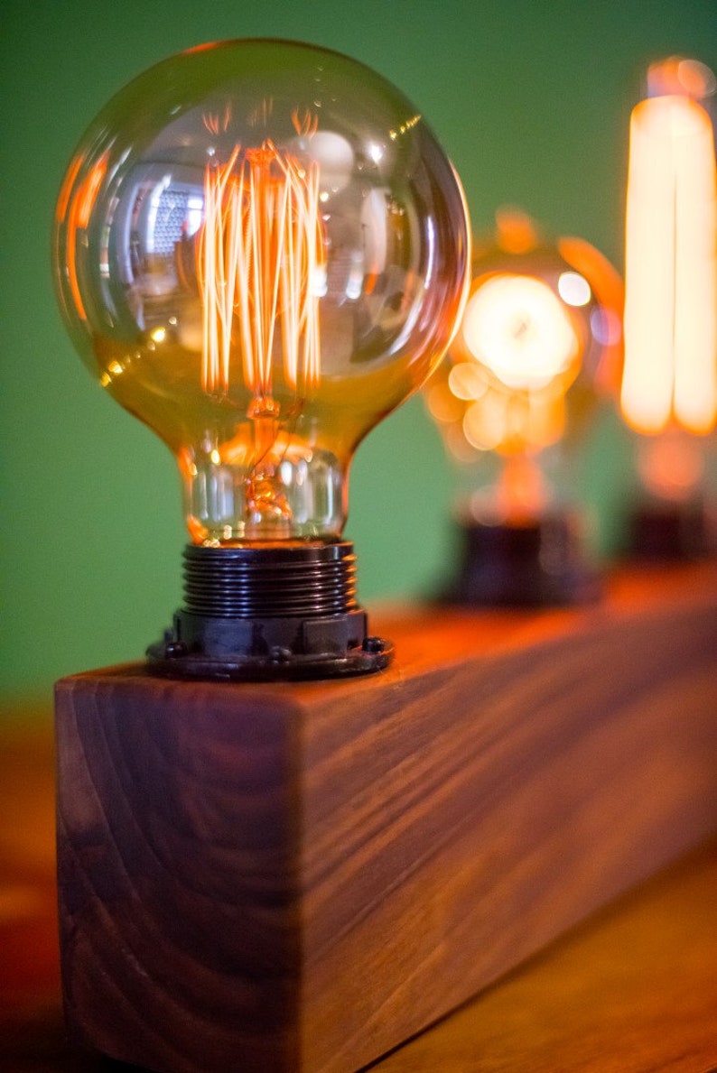 Edison Lamp Steampunk Lamp Industrial Lamp Accent Lamp / Table Lamp ...