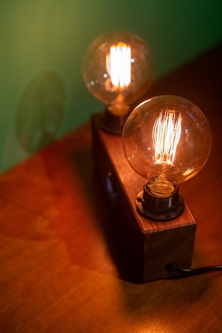Edison Lamp Steampunk Lamp Industrial Lamp Accent Lamp / Table Lamp ...
