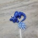 Adorable Blue Sleeping Dragon With Swarovski Crystals - Etsy