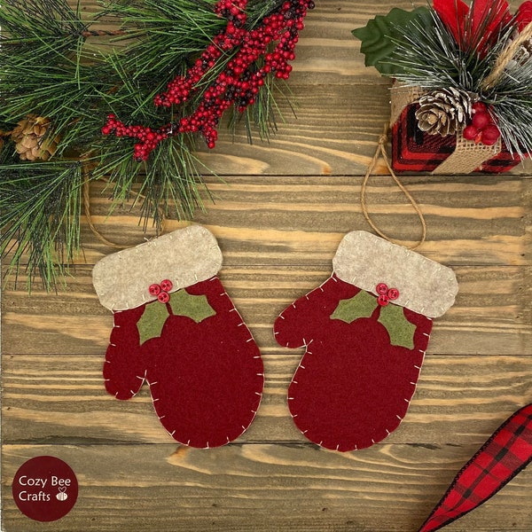 Mitten Ornament - Etsy
