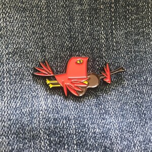 Red Bird Records and Blue Cat Records Enamel Pin Set - Etsy