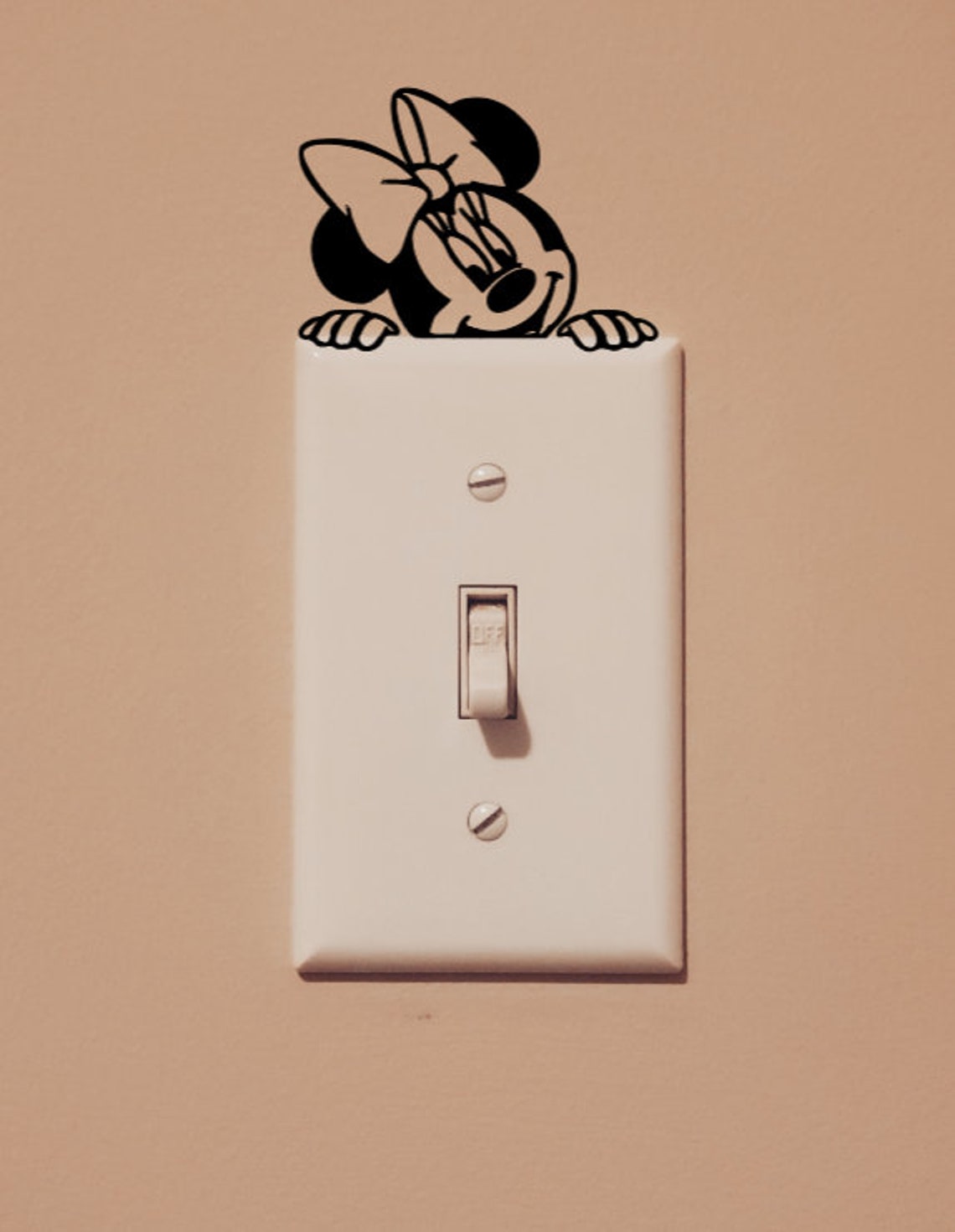 Mouse Light Switch Wall Decal - Etsy