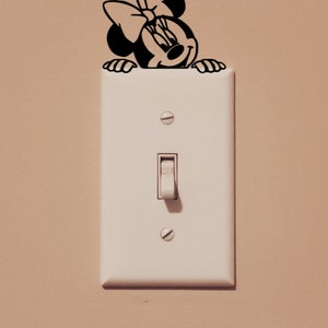 Mouse Light Switch Wall Decal - Etsy