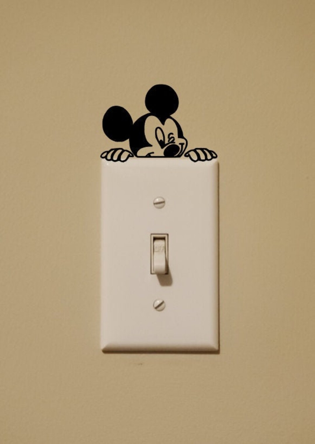 Mouse Light Switch Wall Decal - Etsy