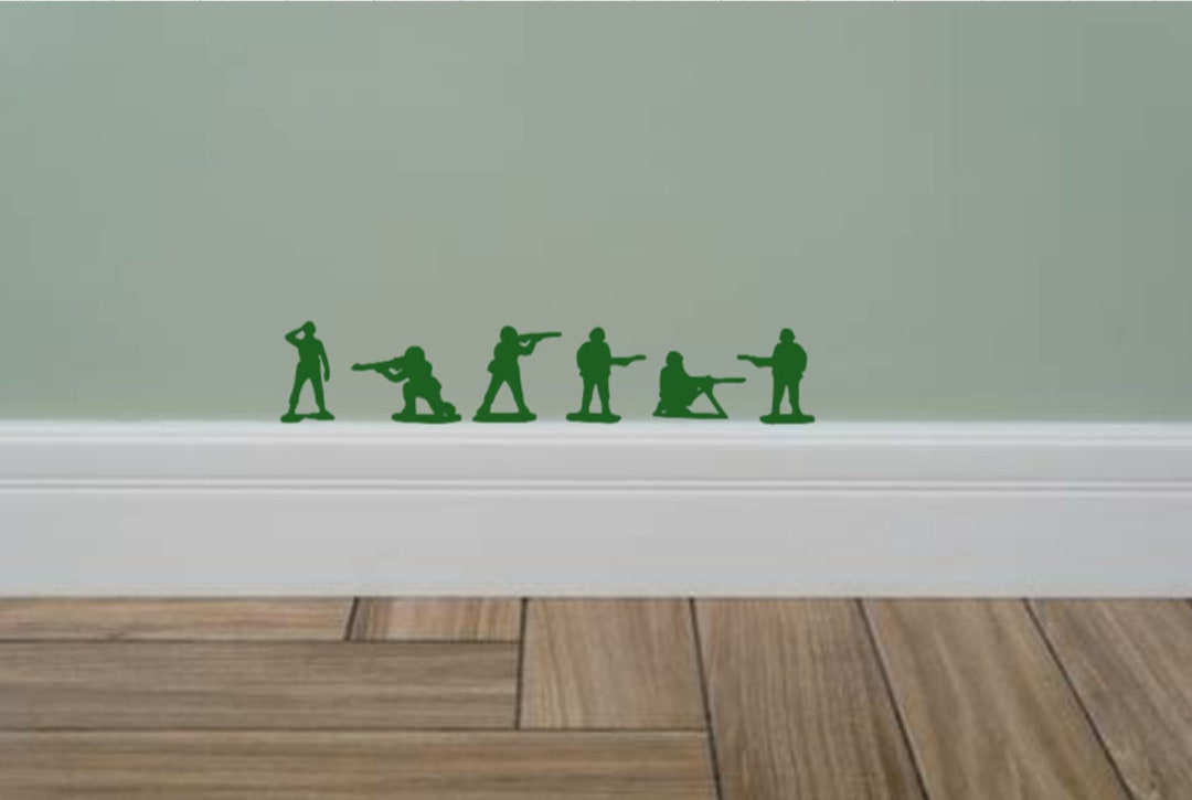 Toy Soldiers Baseboard Wall Decal - Etsy