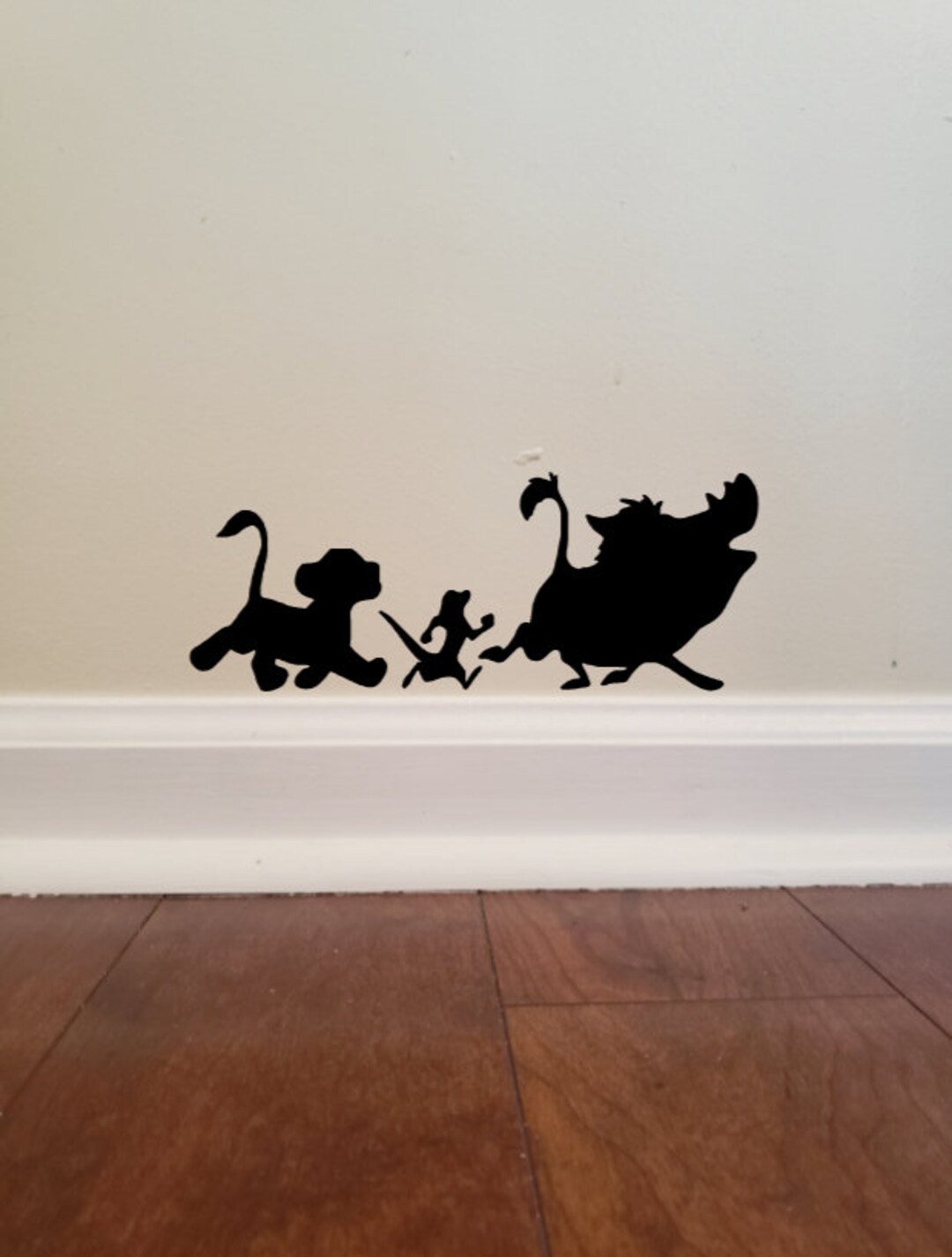 Simba, Timon, and Pumbaa Baseboard Wall Decal - Etsy