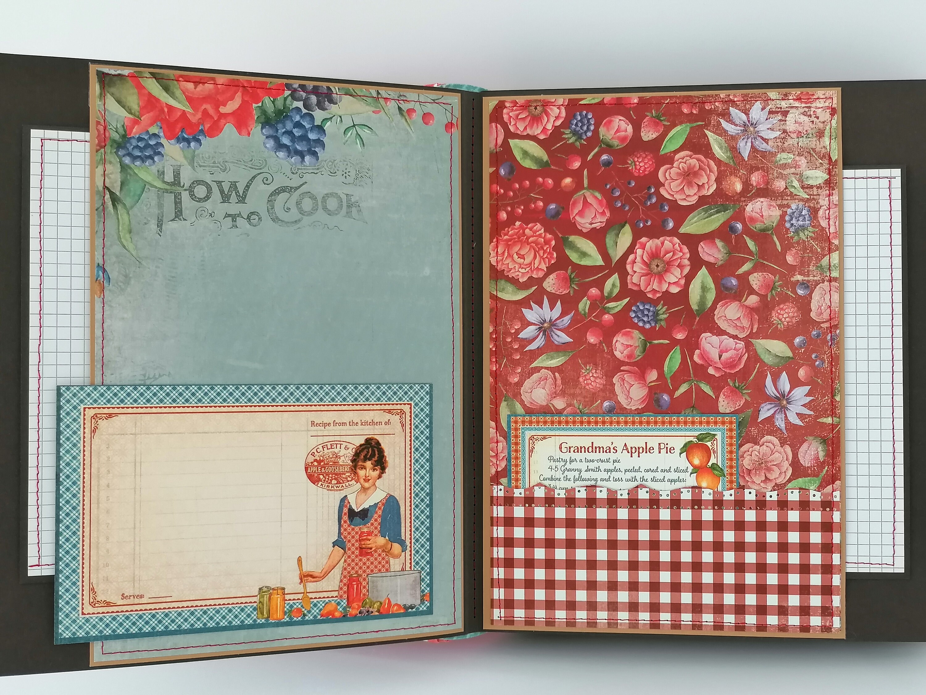 Handmade Photo Album Recipe Book Family Album Scrapbook - Etsy
