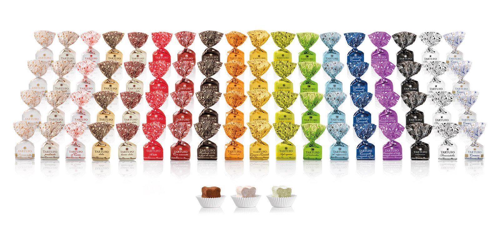 Surprise Gift Box With Pralines, Decorated With Paper Flowers. Sweet ...