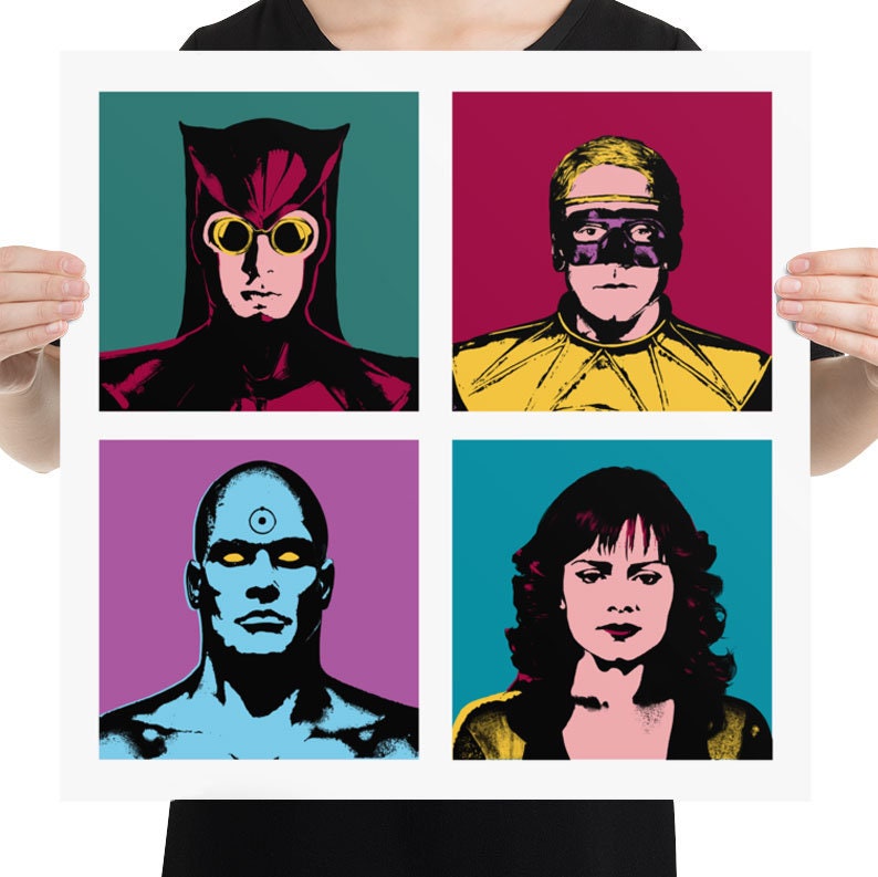 Wie Kijkt Naar De Watchmen Poster Watchmen Posters For Sale