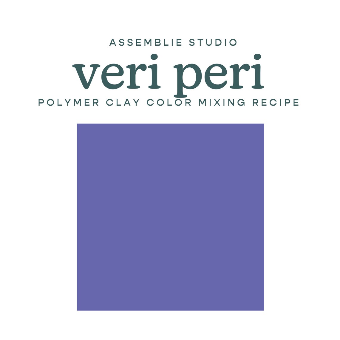 Polymer Clay Color Recipe Veri Peri Color Mix Sculpey - Etsy