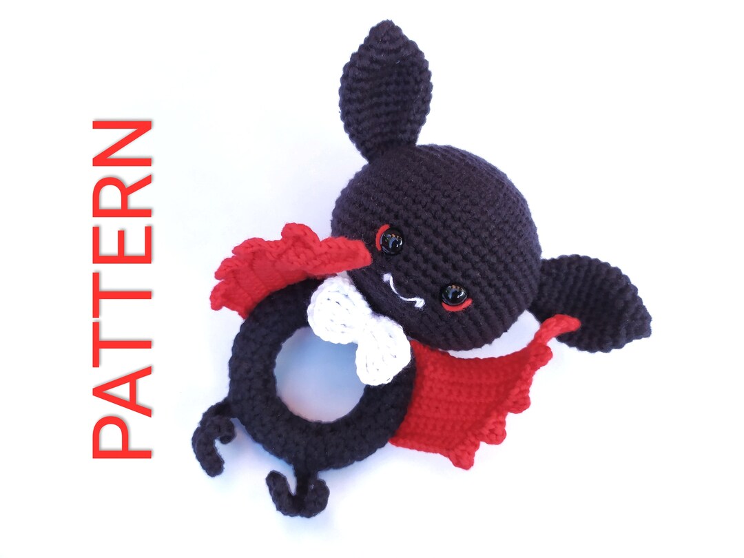Crochet Rattle PATTERN. Amigurumi Rattle Pattern. Halloween Rattle ...