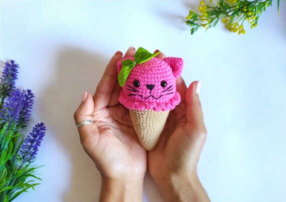 Soft Ginger Cat Amigurumi. Handmade Birthday Present for Baby | Etsy