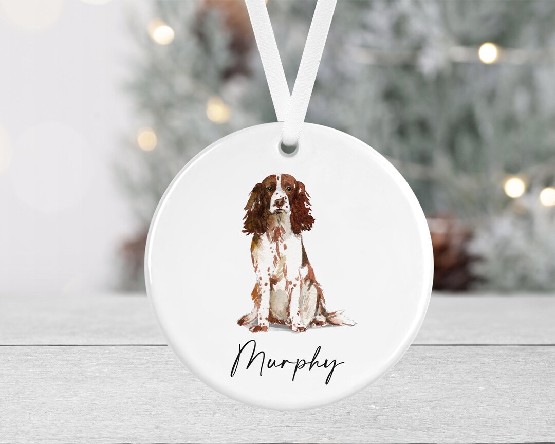 Personalised Dog Bauble Springer Spaniel Cockapoo Pug Beagle Dachshund ...