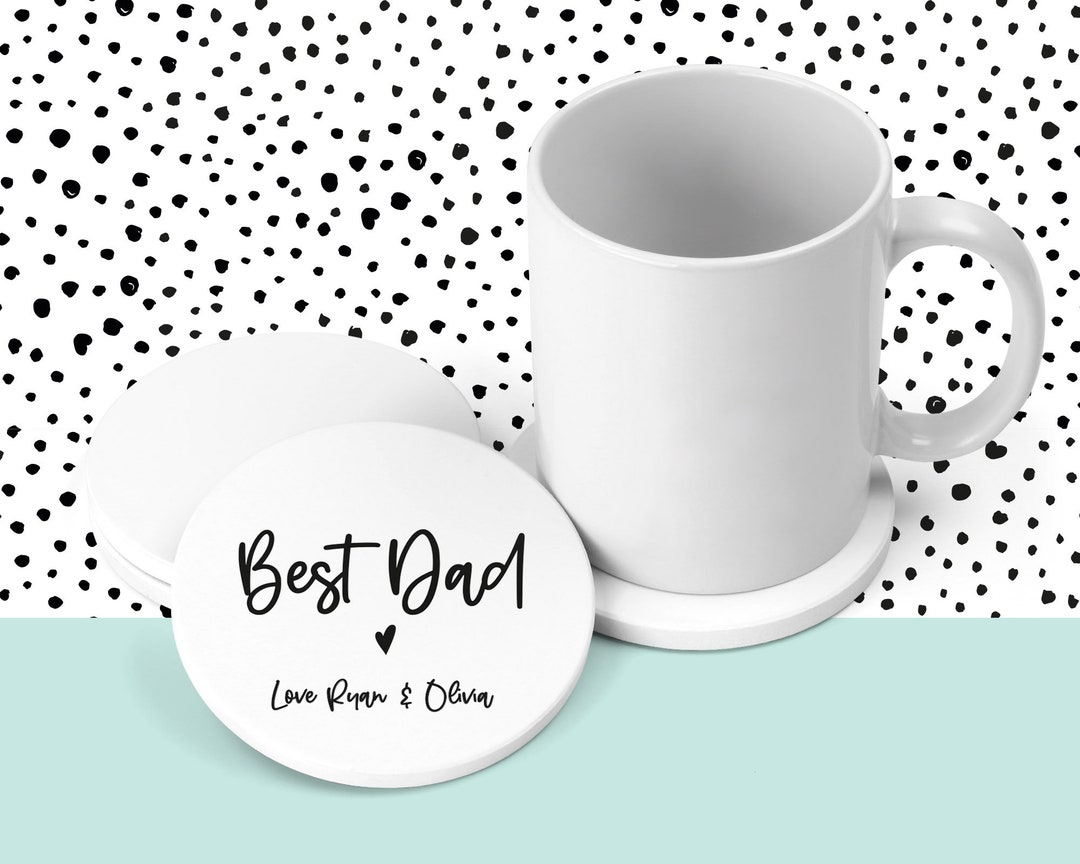 Personalised Dad Coaster Keepsake Personalised Gift Home Decoration ...