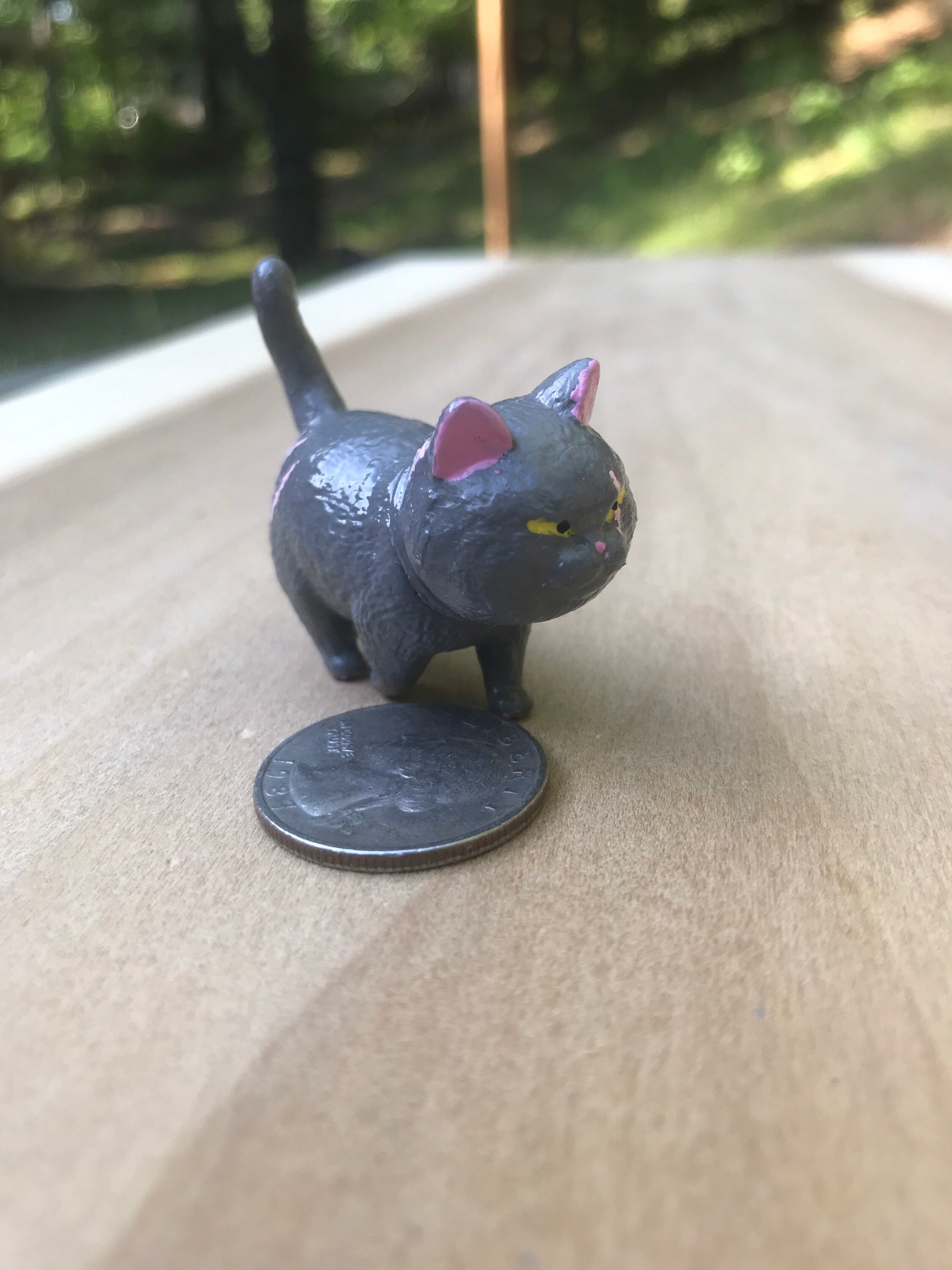 Hand Painted Figurine (inspired by Warriors Cats) Yellowfang - Etsy