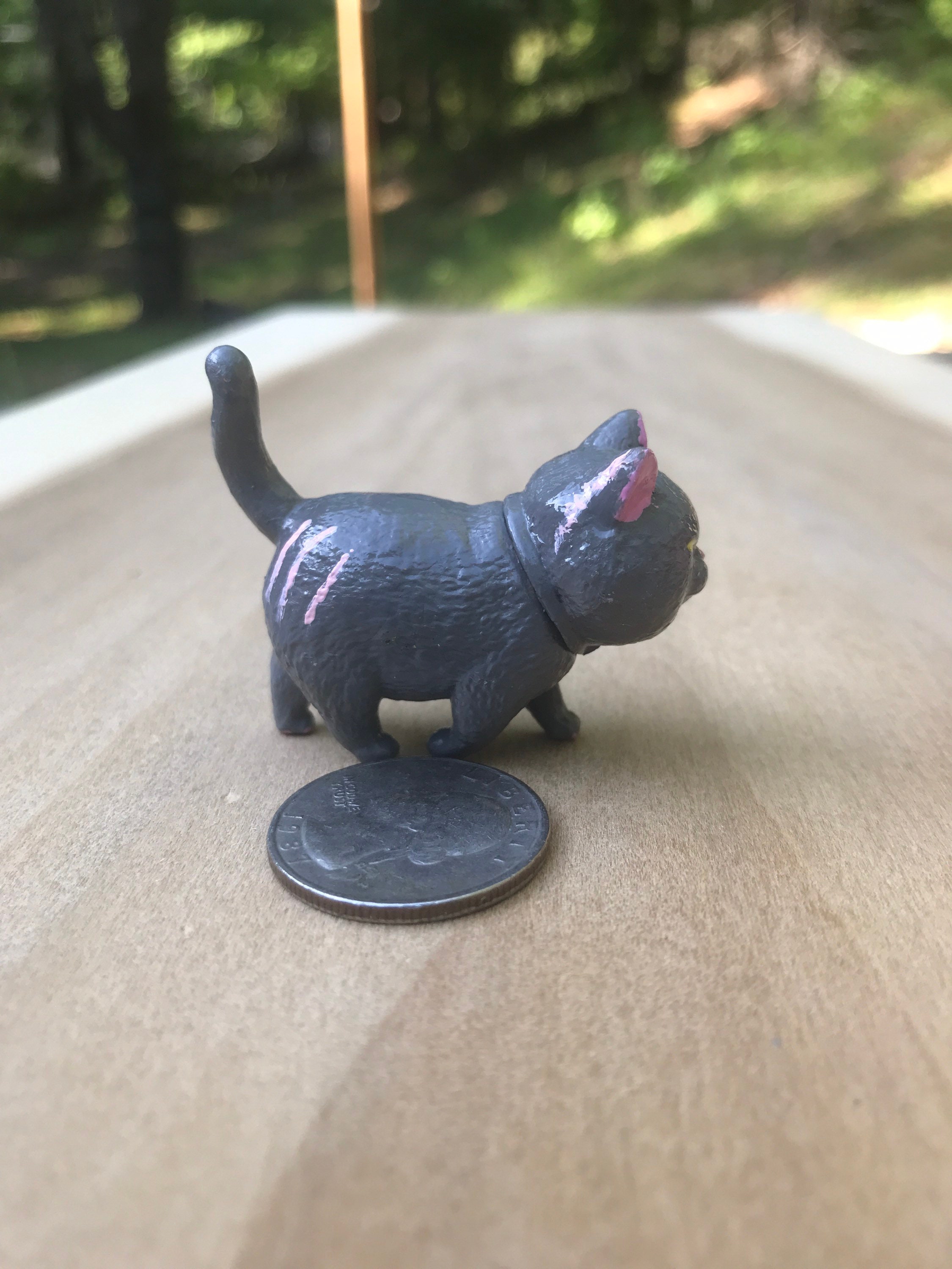 Hand Painted Figurine (inspired by Warriors Cats) Yellowfang - Etsy