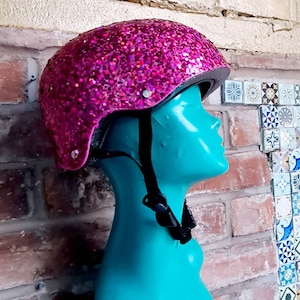 Custom Glitter Bike Helmet for Kids: Sparkly Safety Cycle Helmet - Etsy