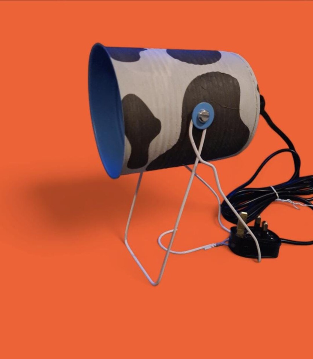 Nature Lovers Gift , Cow Print Desk Lamp for Eco-friendly Home Decor ...