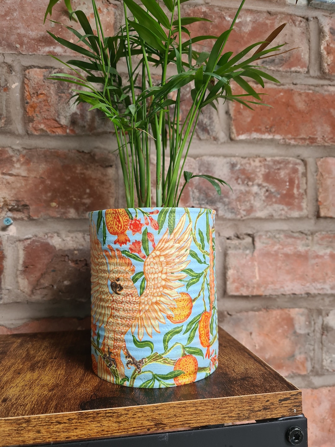 Small Metal Plant Pot Perfect for Small Plants, Herbs, or Flowers ...