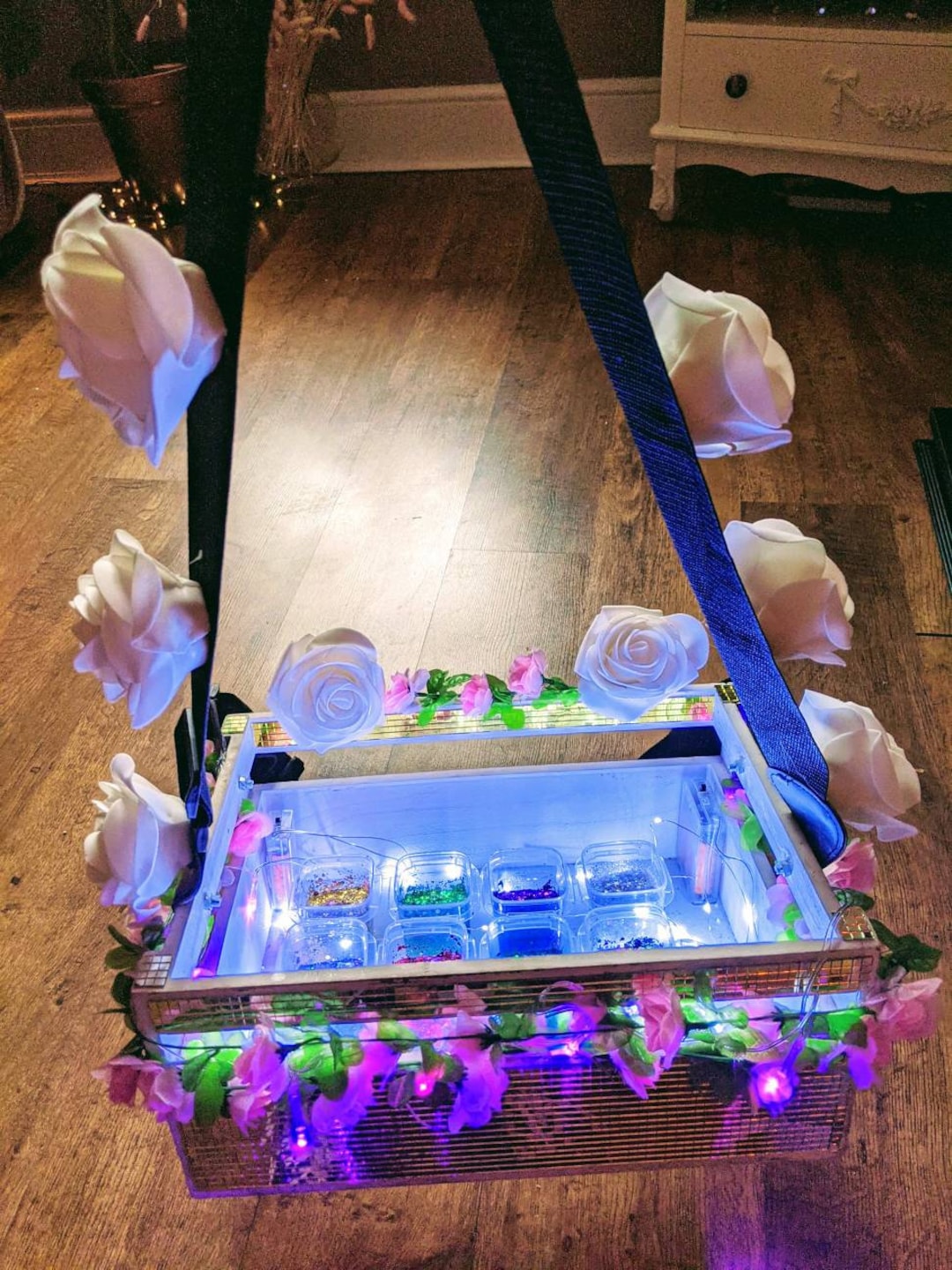 Wooden Usherette Tray With Adjustable Straps - Vendors Tray - Etsy