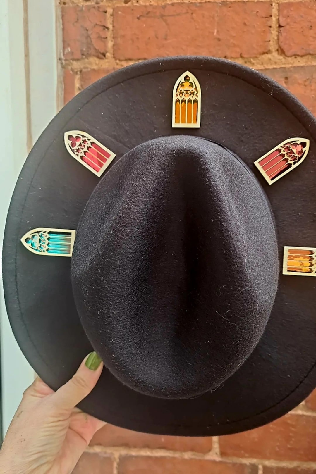 Mythical Medieval Black Fedora Hat, Custom Made Windows Hat - Etsy