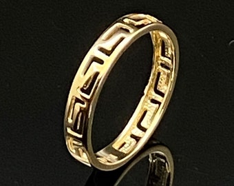 Gold Greek Key | Etsy