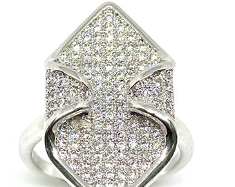 Micro Pave Ring - Etsy