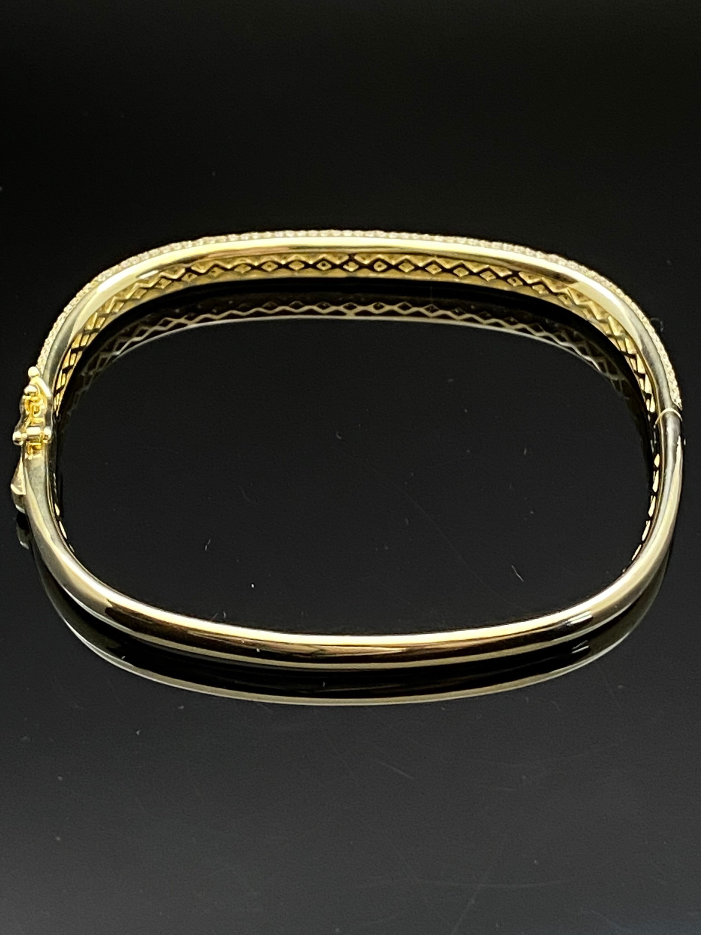 Solid Sterling Silver 925 Yellow Gold Plated 2.00ctw Cubic - Etsy