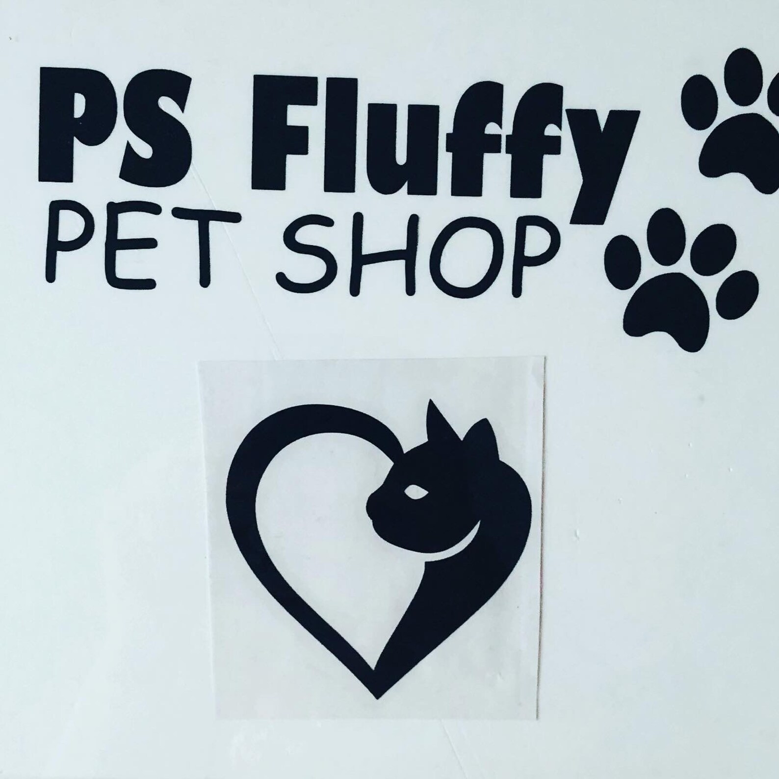 Cat Vinyl Decal Car Window Sticker Animal Adoption Sticker | Etsy