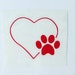 Cat Heart Vinyl Decal Car Window Sticker Animal Adoption - Etsy Ireland