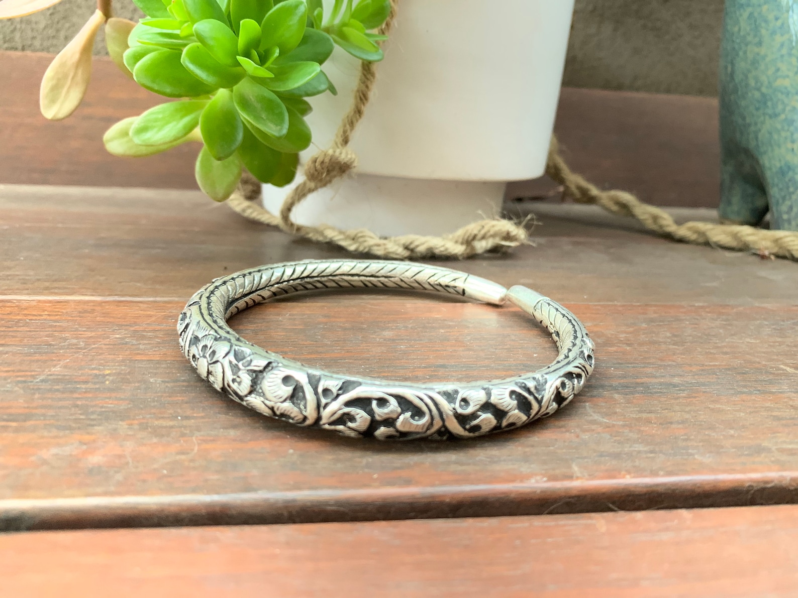 92.5 Silver Flexible Leg Kada/ Leg Anklet. Indian Tribal - Etsy