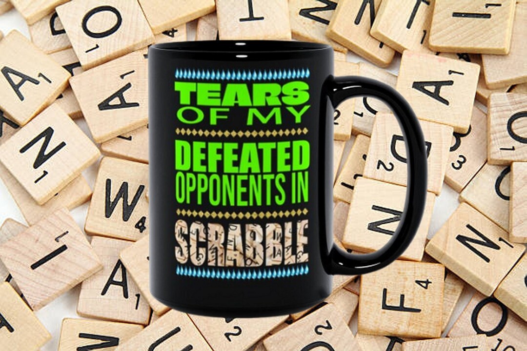 Scrabble, Tears of My Defeated Opponents, Mug, Retirement, 65th ...